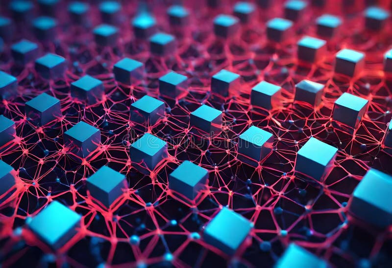 Hyper-Detailed Nano Technology: Futuristic Close-Up Abstract Background ...