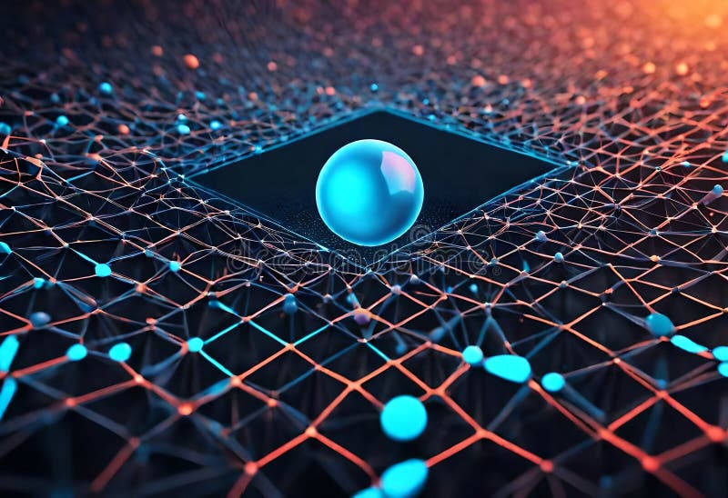 Hyper-Detailed Nano Technology: Futuristic Close-Up Abstract Background ...