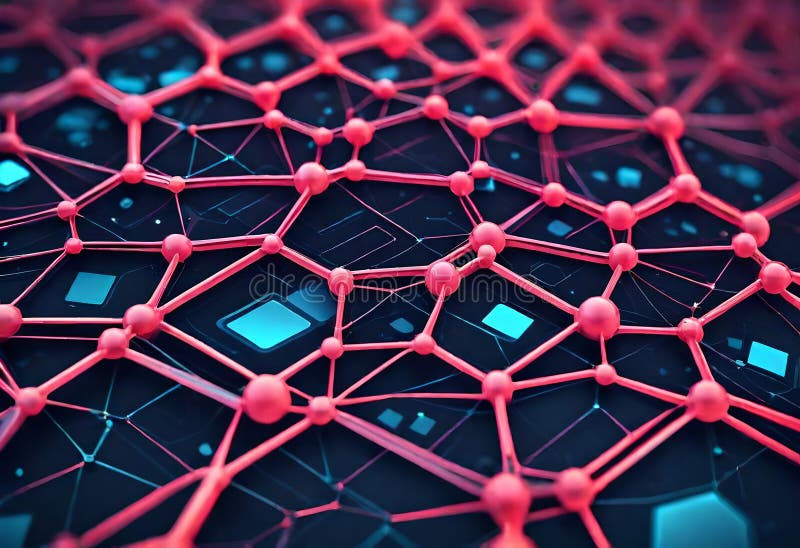 Hyper-Detailed Nano Technology: Futuristic Close-Up Abstract Background ...