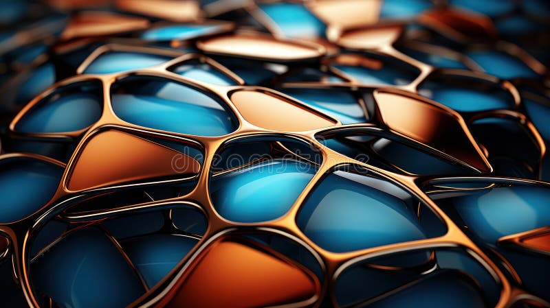 Hyper-Detailed Nexus: Abstract Illumination Stock Illustration ...