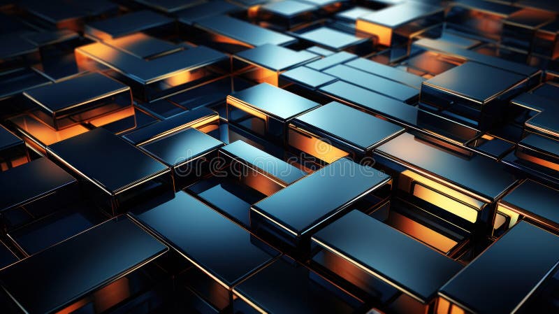 Hyper-Detailed Nexus: Abstract Illumination Stock Illustration ...