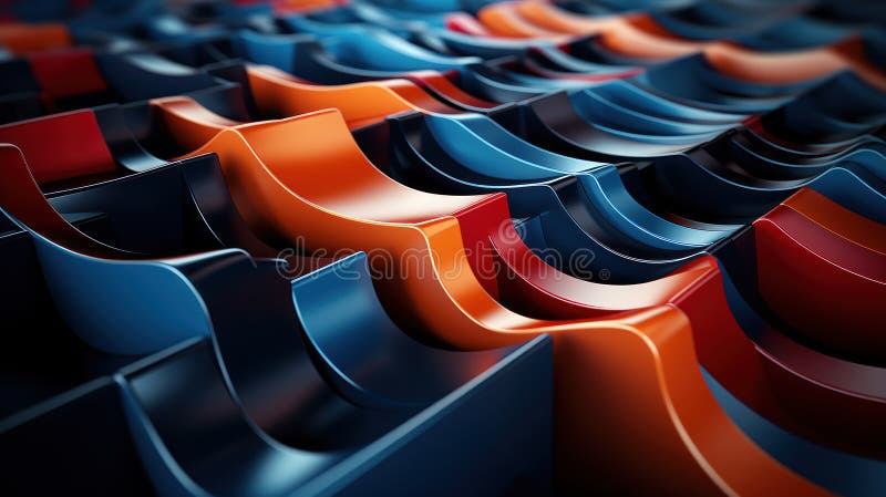 Hyper-Detailed Nexus: Abstract Illumination Stock Illustration ...