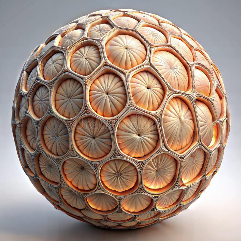 Hyper-detailed Sphere 3D Rendered, for Designs and Illustrations, AI ...