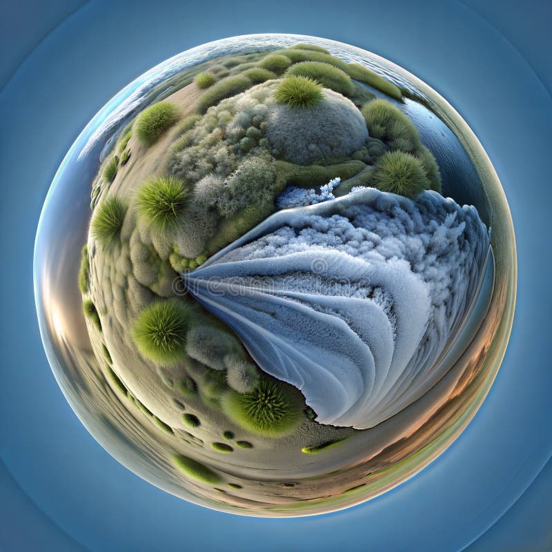 Hyper-detailed Sphere 3D Rendered, for Designs and Illustrations, AI ...