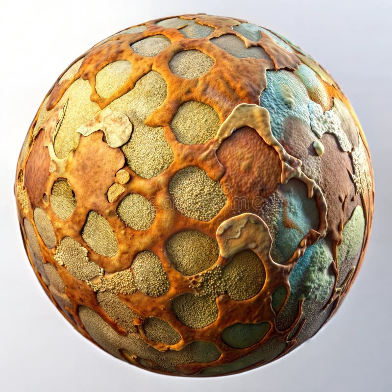 Hyper-detailed Sphere 3D Rendered, for Designs and Illustrations, AI ...