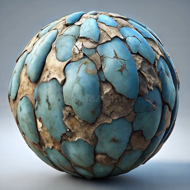 Hyper-detailed Sphere 3D Rendered, for Designs and Illustrations, AI ...