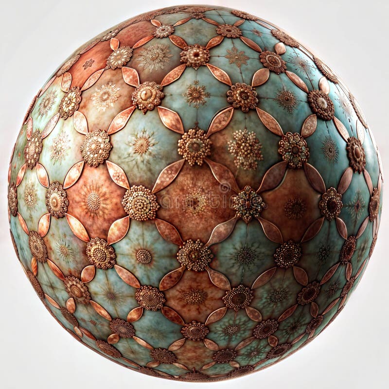 Hyper-detailed Sphere 3D Rendered, for Designs and Illustrations, AI ...