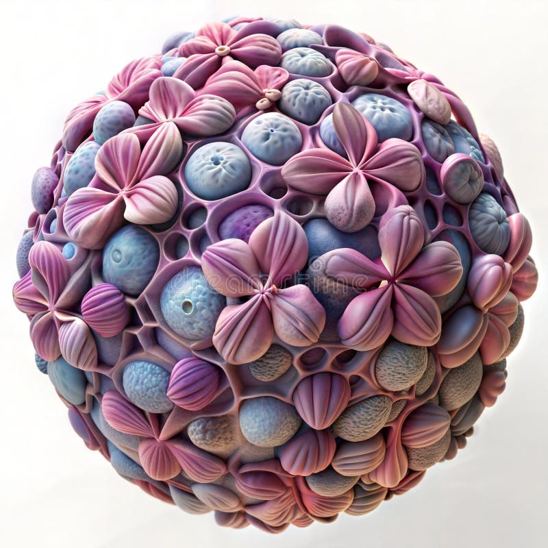 Hyper-detailed Sphere 3D Rendered, for Designs and Illustrations, AI ...