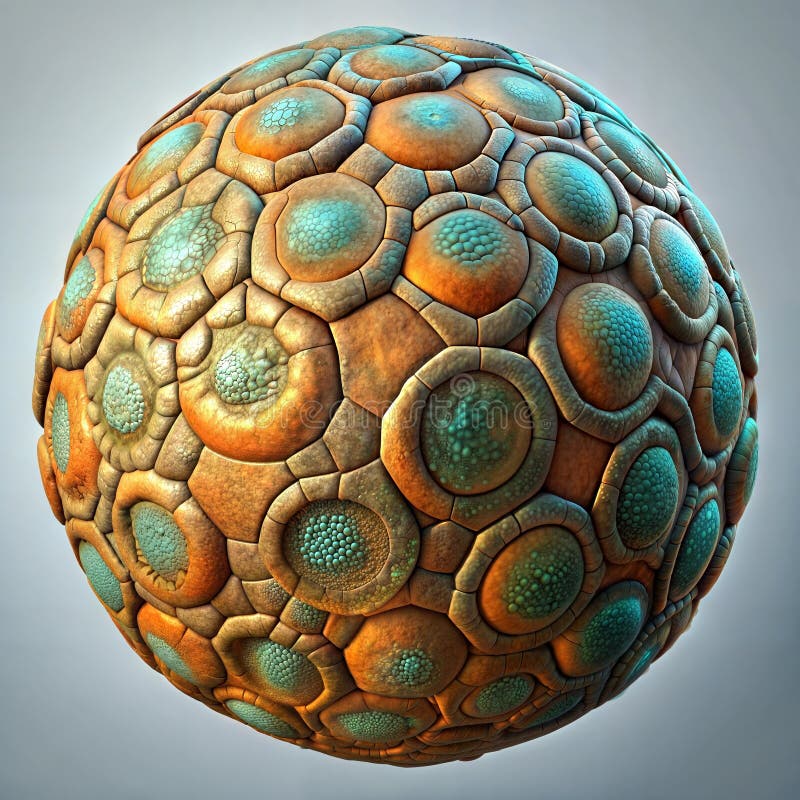 Hyper-detailed Sphere 3D Rendered, for Designs and Illustrations, AI ...