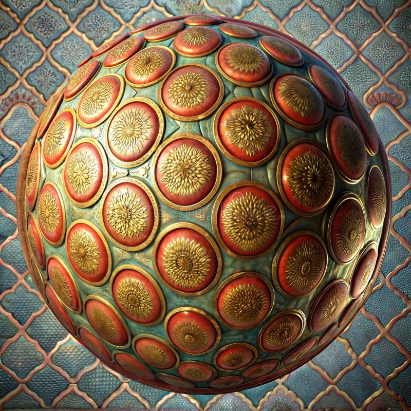 Hyper-detailed Sphere 3D Rendered, for Designs and Illustrations, AI ...