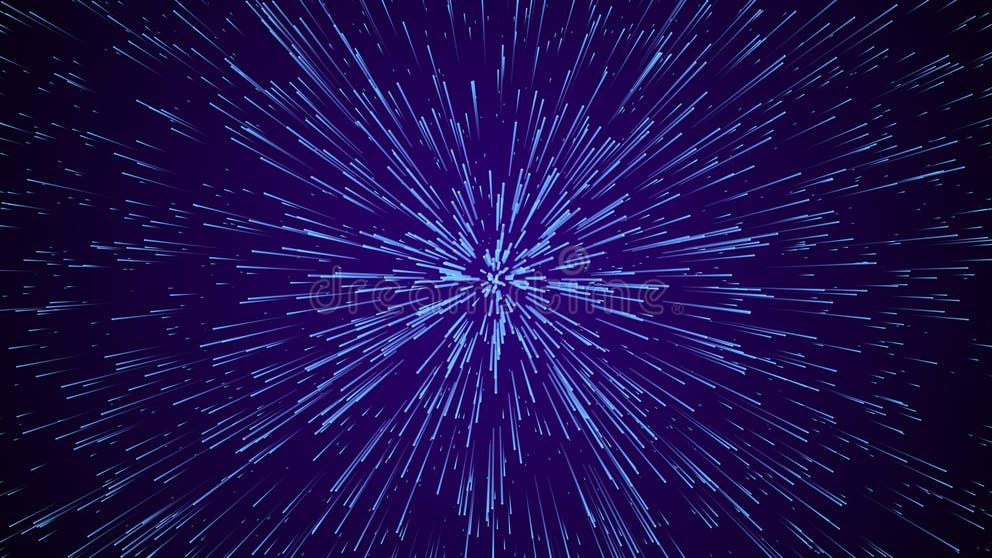 Hyper Jump. Abstract Geometric Background. Circular Geometric Pattern ...