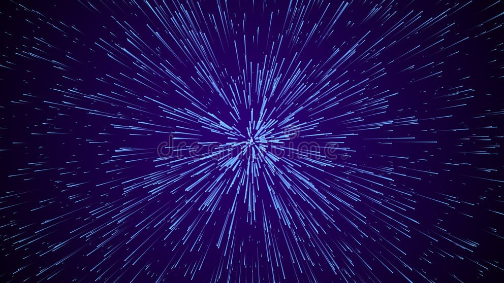 Hyper Jump. Abstract Geometric Background. Circular Geometric Pattern ...