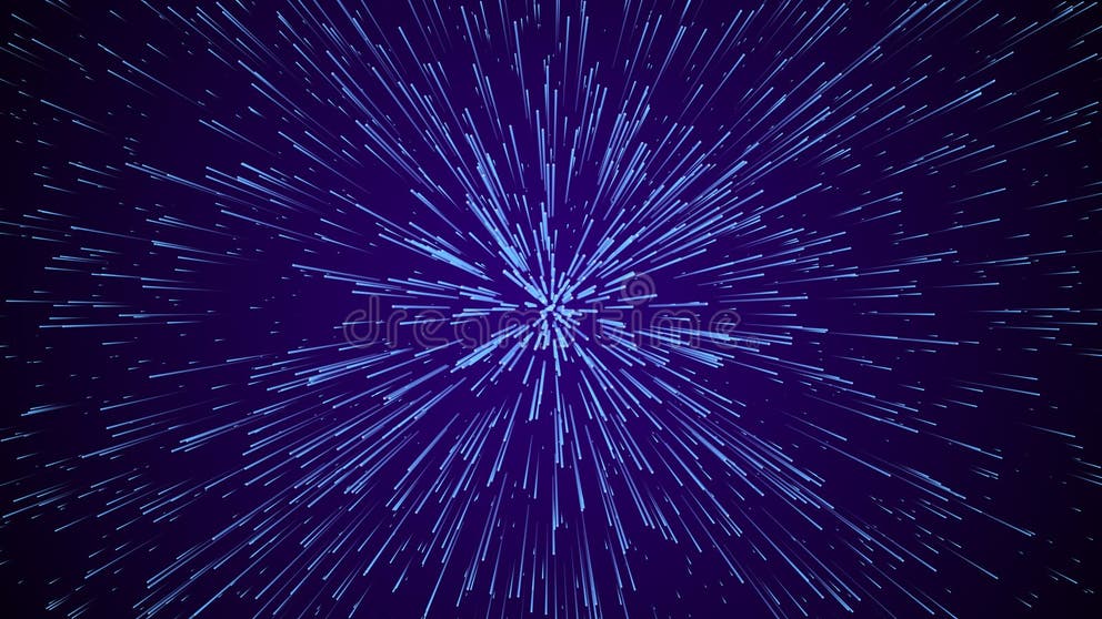 Hyper Jump. Abstract Geometric Background. Circular Geometric Pattern ...