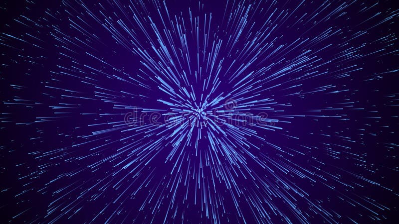 Hyper Jump. Abstract Geometric Background. Circular Geometric Pattern ...