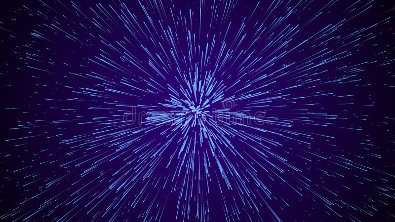 Hyper Jump. Abstract Geometric Background. Circular Geometric Pattern ...