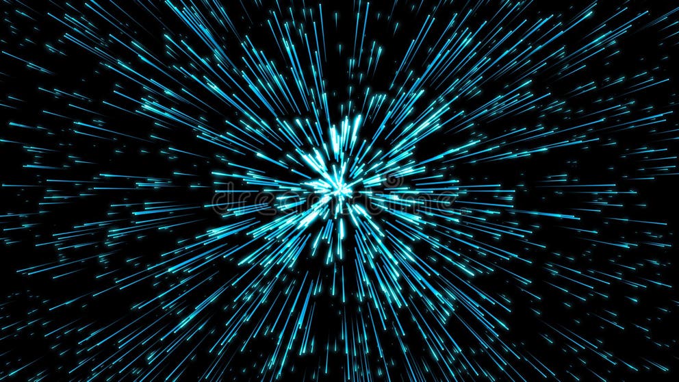 Hyper Jump. Abstract Geometric Background. Circular Geometric Pattern ...