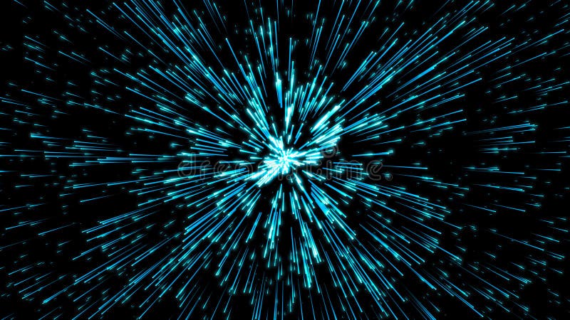 Hyper Jump. Abstract Geometric Background. Circular Geometric Pattern ...