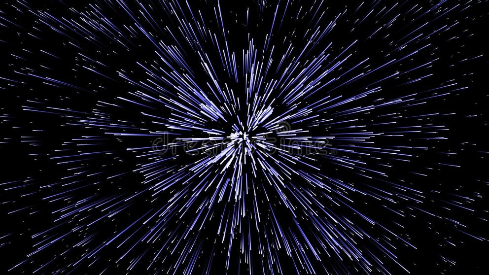 Hyper Jump. Abstract Geometric Background. Circular Geometric Pattern ...