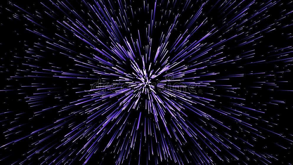 Hyper Jump. Abstract Geometric Background. Circular Geometric Pattern ...