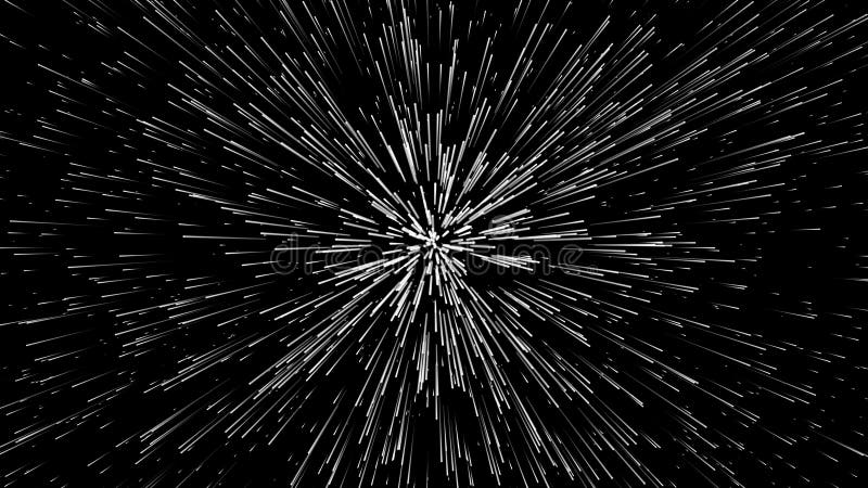 Hyper Jump. Abstract Geometric Background. Circular Geometric Pattern ...