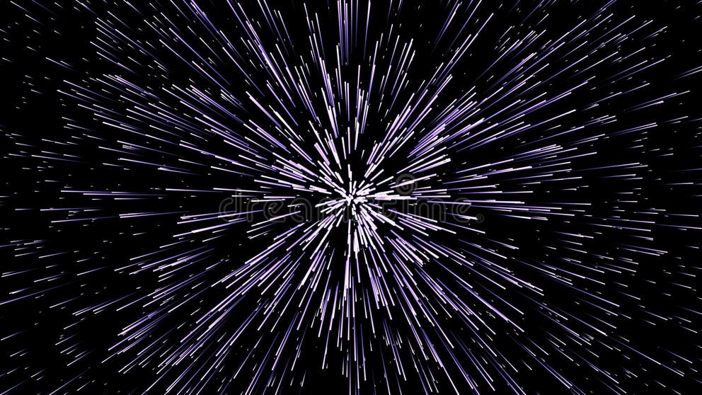 Hyper Jump. Abstract Geometric Background. Circular Geometric Pattern ...