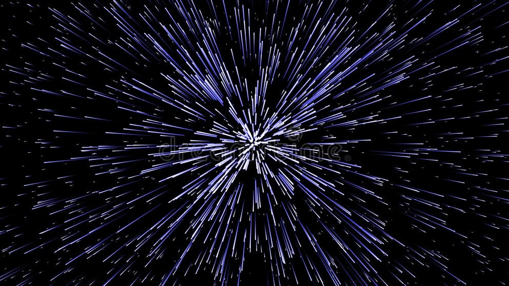 Hyper Jump. Abstract Geometric Background. Circular Geometric Pattern ...