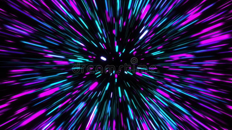Hyper jump, Speed of light stock illustration. Illustration of galaxy ...