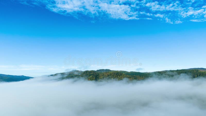 Hyper Lapse of Fog and Clouds Moving Fast while Camera Moving Stock ...
