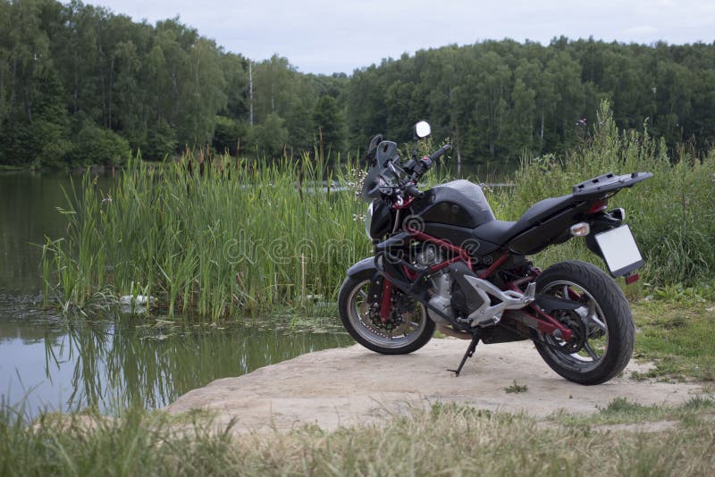 Hyper Moto in a Dirty Field. Stock Image - Image of activity, motor ...