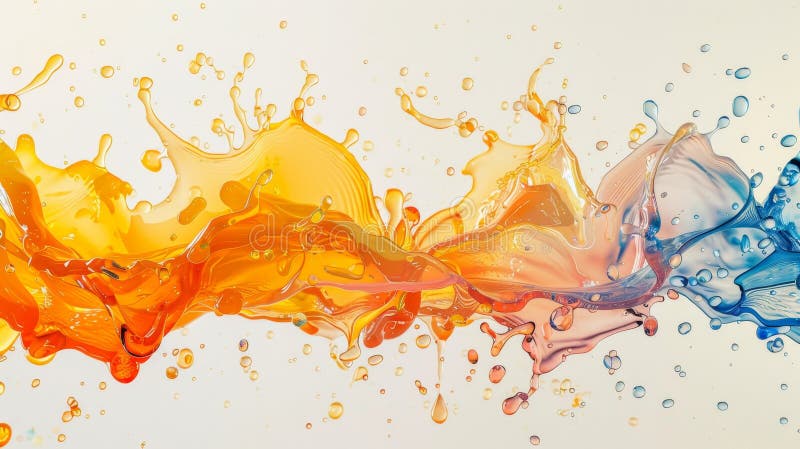 Hyper Realistic Abstract Art of Dynamic Motion with Vibrant Colors and ...