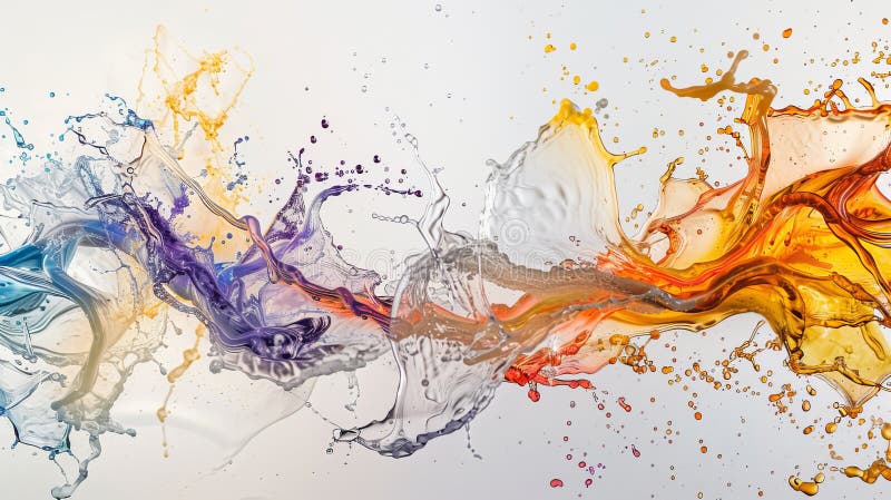 Hyper Realistic Abstract Representation of Motion, Vibrant Colors, and ...