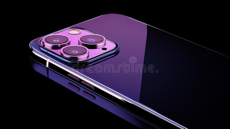 Hyper-realistic Ad of a Sleek Smartphone with Glossy Screen, Detailed ...