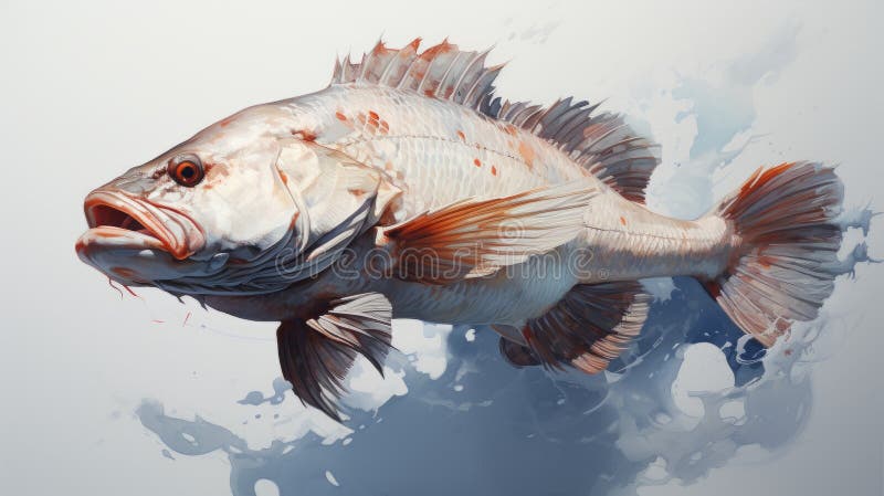 Hyper-realistic Art Composition of Monkfish Shadows in Cryengine Style ...