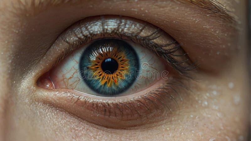 Close-Up Hyper Realism - AI Generated Digital Art Stock Image - Image ...