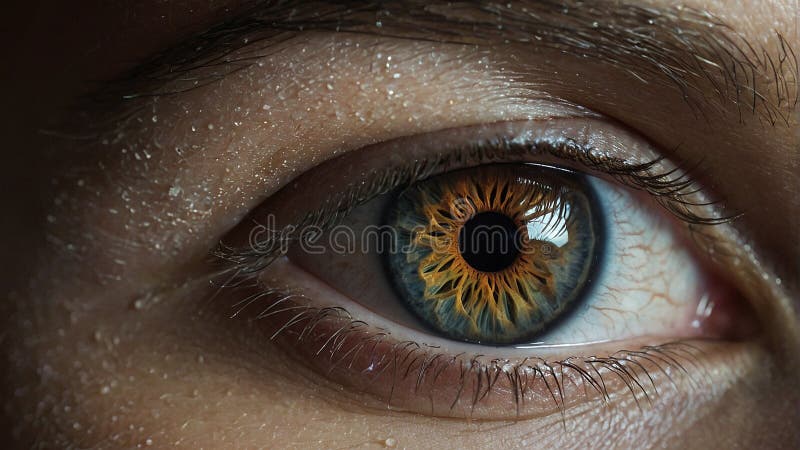Close-Up Hyper Realism - AI Generated Digital Art Stock Photo - Image ...