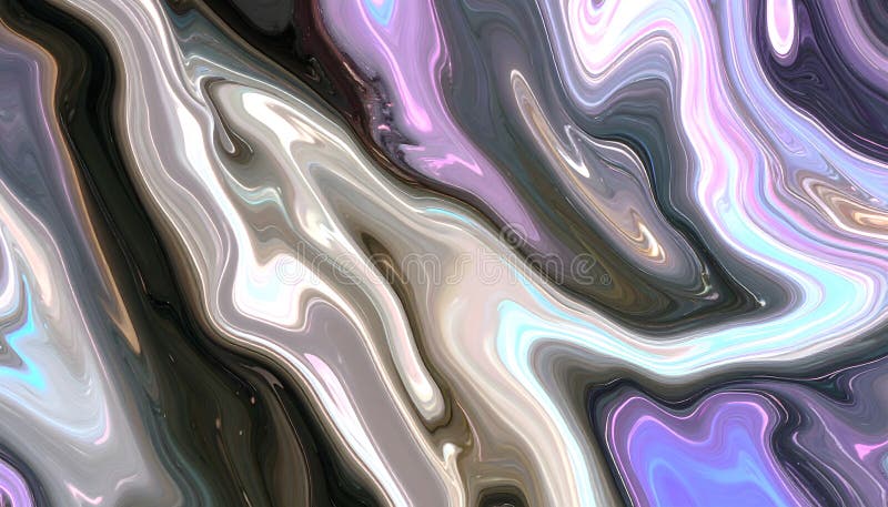 Hyper Realistic Bioluminescent Marble Wall Stock Illustration ...
