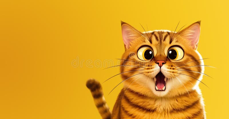 Comical Surprised Cat â€ Perfect Expression for Social Media and Blogs ...