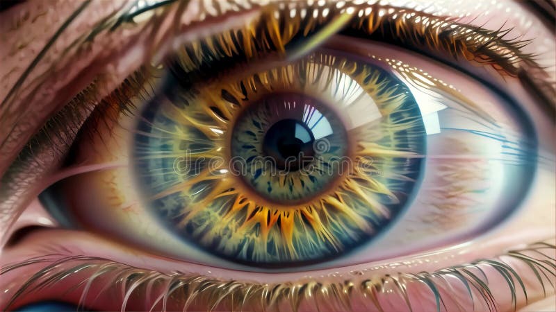 Hyper-detailed Close-up of an Eagle S Intense Stare, Showcasing Its ...