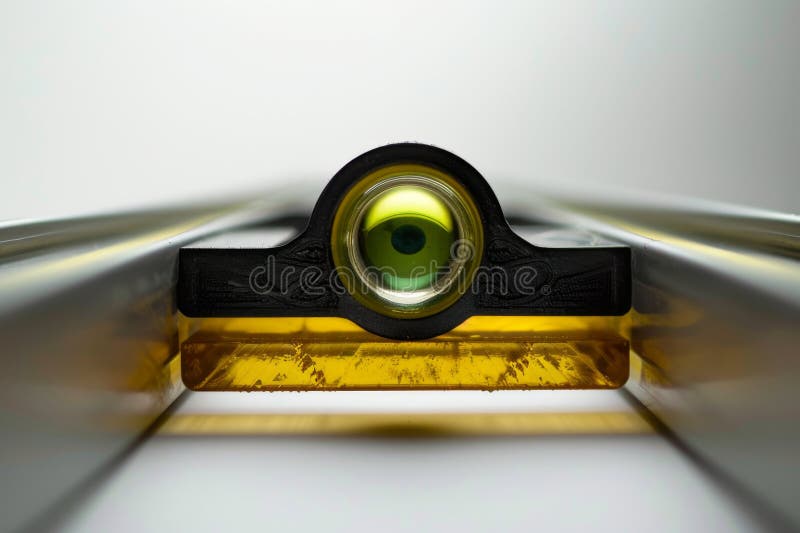 Precision Construction Tool Close-Up Stock Illustration - Illustration ...