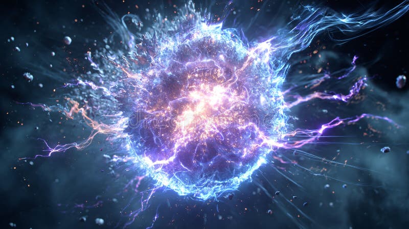 Hyper-realistic Nuclear Detonation with Purple Energy and Shockwave ...