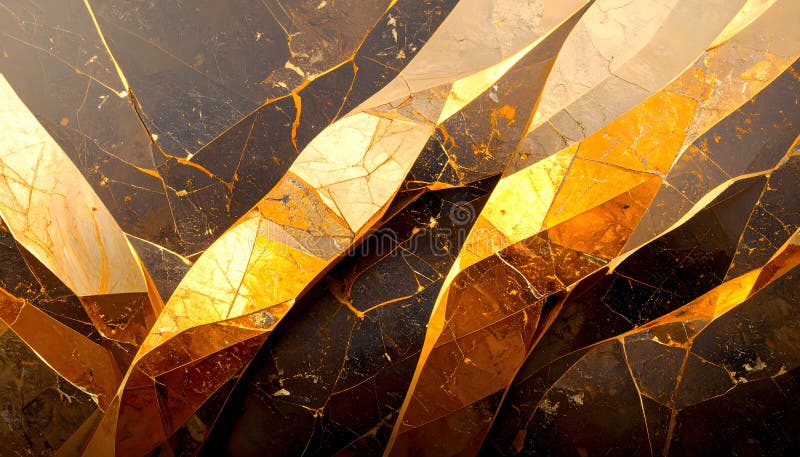 Hyper-Realistic 3D Cracked Marble Stone Pattern with Dust Stock ...