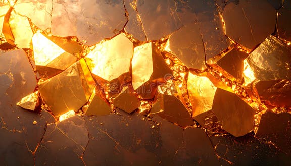 Hyper-Realistic 3D Cracked Marble Stone Pattern with Dust Stock ...