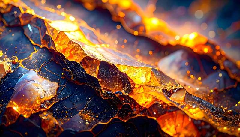 Hyper-Realistic 3D Cracked Marble Stone Pattern with Dust Stock ...