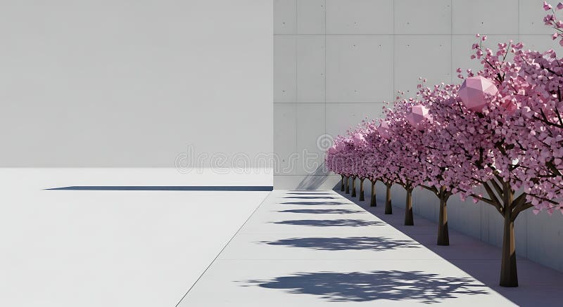 Symmetrical Minimalist Concrete Pathway Stock Illustrations – 253 ...