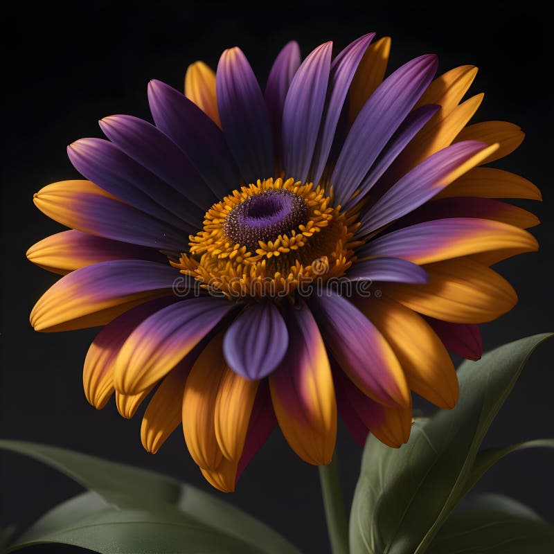Hyper Realistic 3d Rendered African Daisy Flower Stock Illustration ...