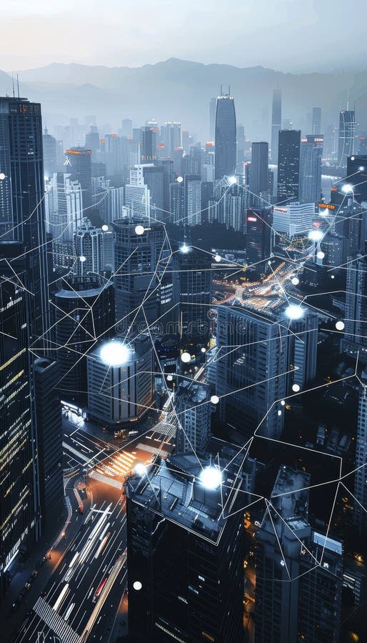 Hyper Realistic Depiction of a Smart City with Rooftop Edge Computing ...