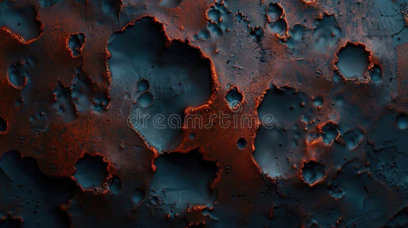 Hyperrealistic Digital Painting of Rusty Metal Textures Stock ...