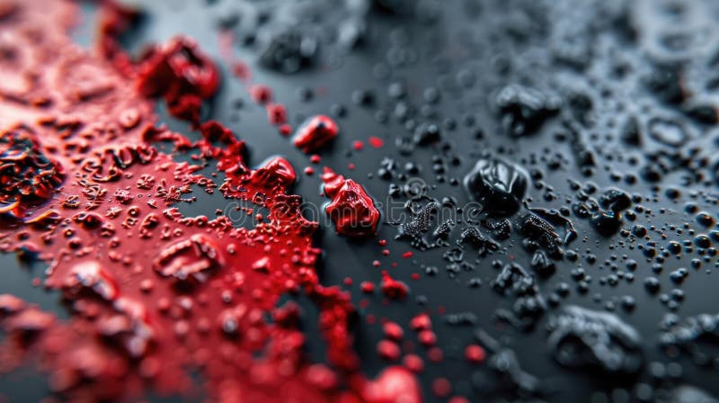 Hyperrealistic Digital Painting of Various Textures Stock Illustration ...