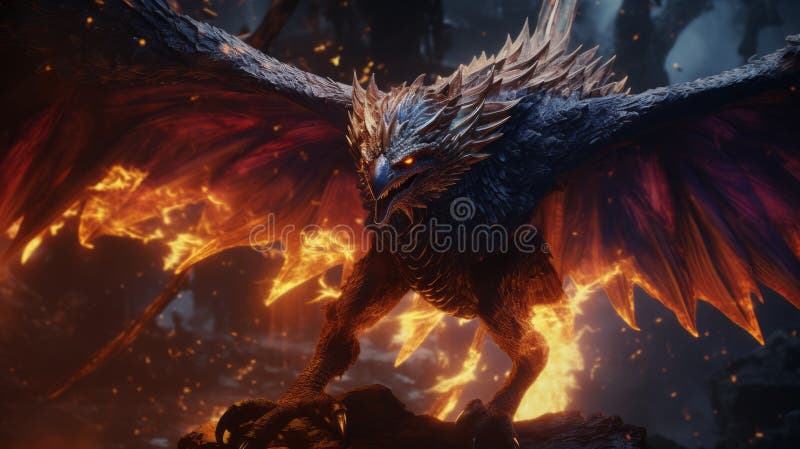 Hyper-realistic Dragon Animation with Unreal Engine 5 Stock ...