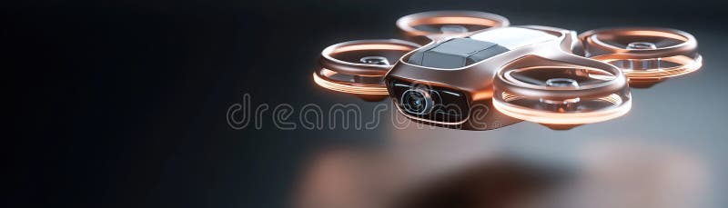 A Hyper-realistic Drone Hovers Effortlessly, Carrying a Parcel in Its ...